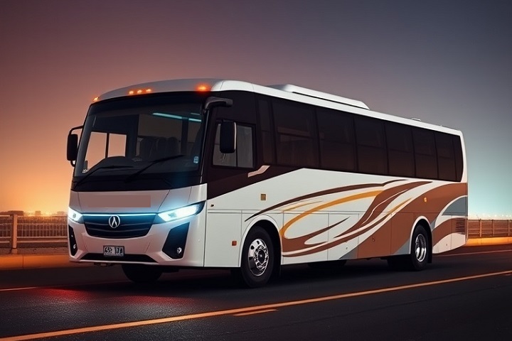 Rental bus services in Dubai with Arooj bus rental